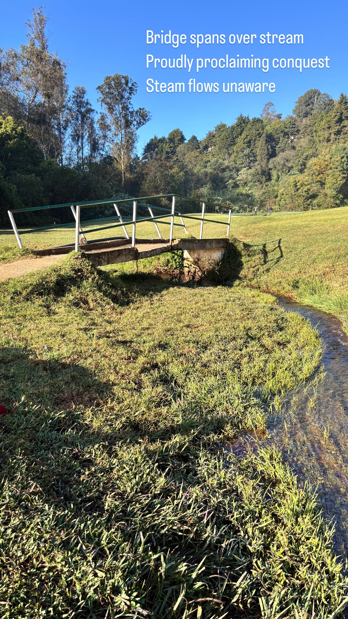 Proud bridge across the stream #haiku – My Tales Within